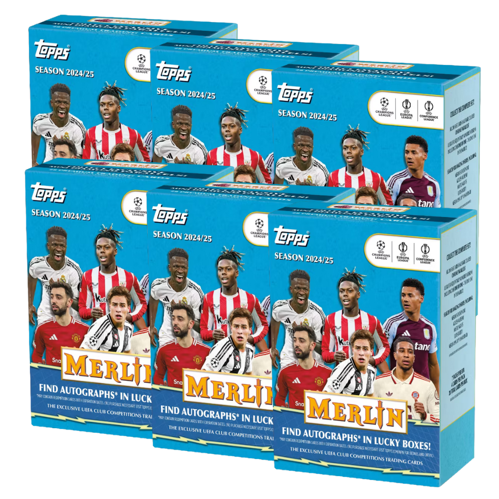 Break #684 - 6 x Topps Merlin UCC 24/25 - Value Box – NordicBreaks